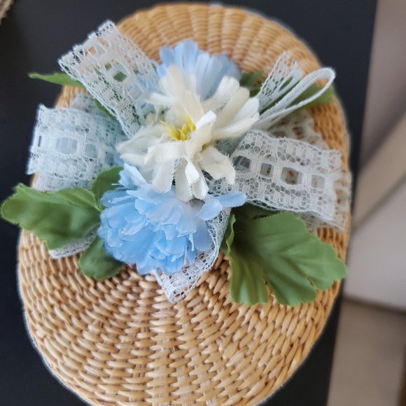 Accents | Vintage Sweetgrass Wicker Box With Lid | Poshmark